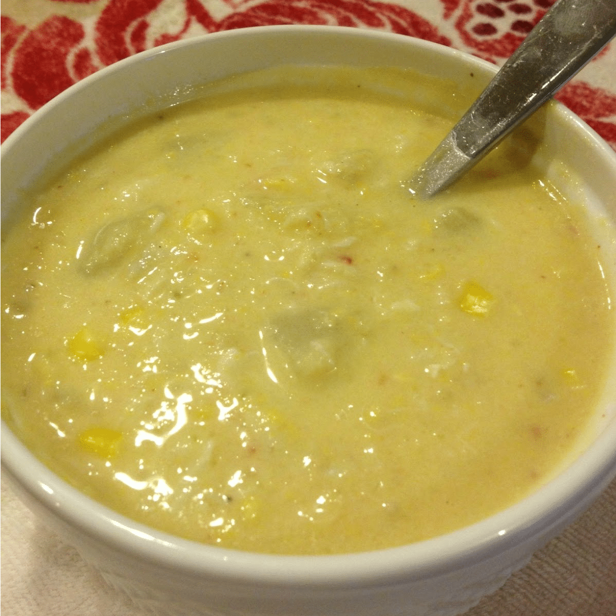 Spicy Crab and Corn Chowder - This Gal Cooks