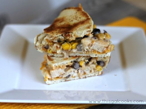 Zesty Flatbread Melt - This Gal Cooks