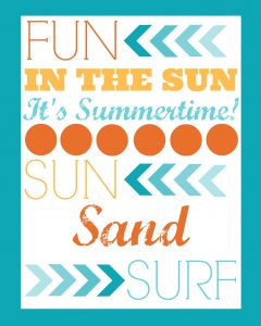 Summertime Printable Freebie - This Gal Cooks