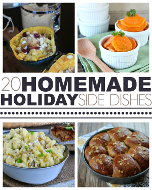 Over 20 Homemade Holiday Side Dishes - This Gal Cooks