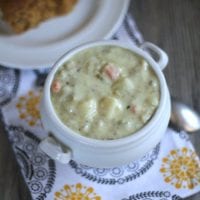 Lightened Up Clam Chowder - This Gal Cooks