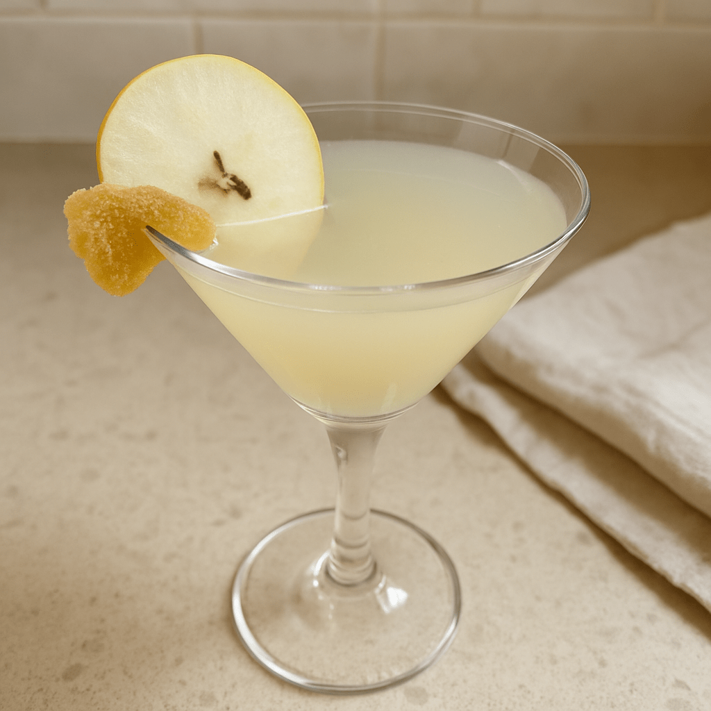 This Pear and Ginger Martini Recipe Is Perfect For The Holidays - This ...
