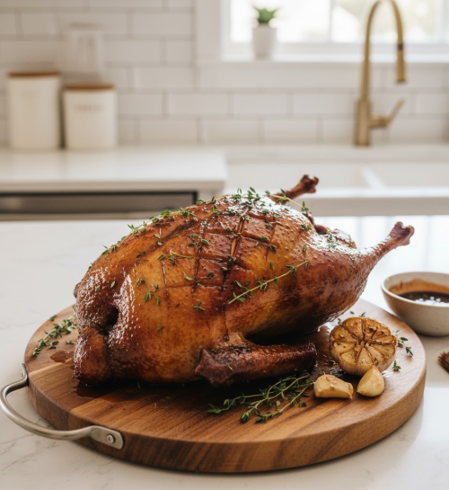 Southern Glazed Roast Duck Recipe For The Holidays - This Gal Cooks