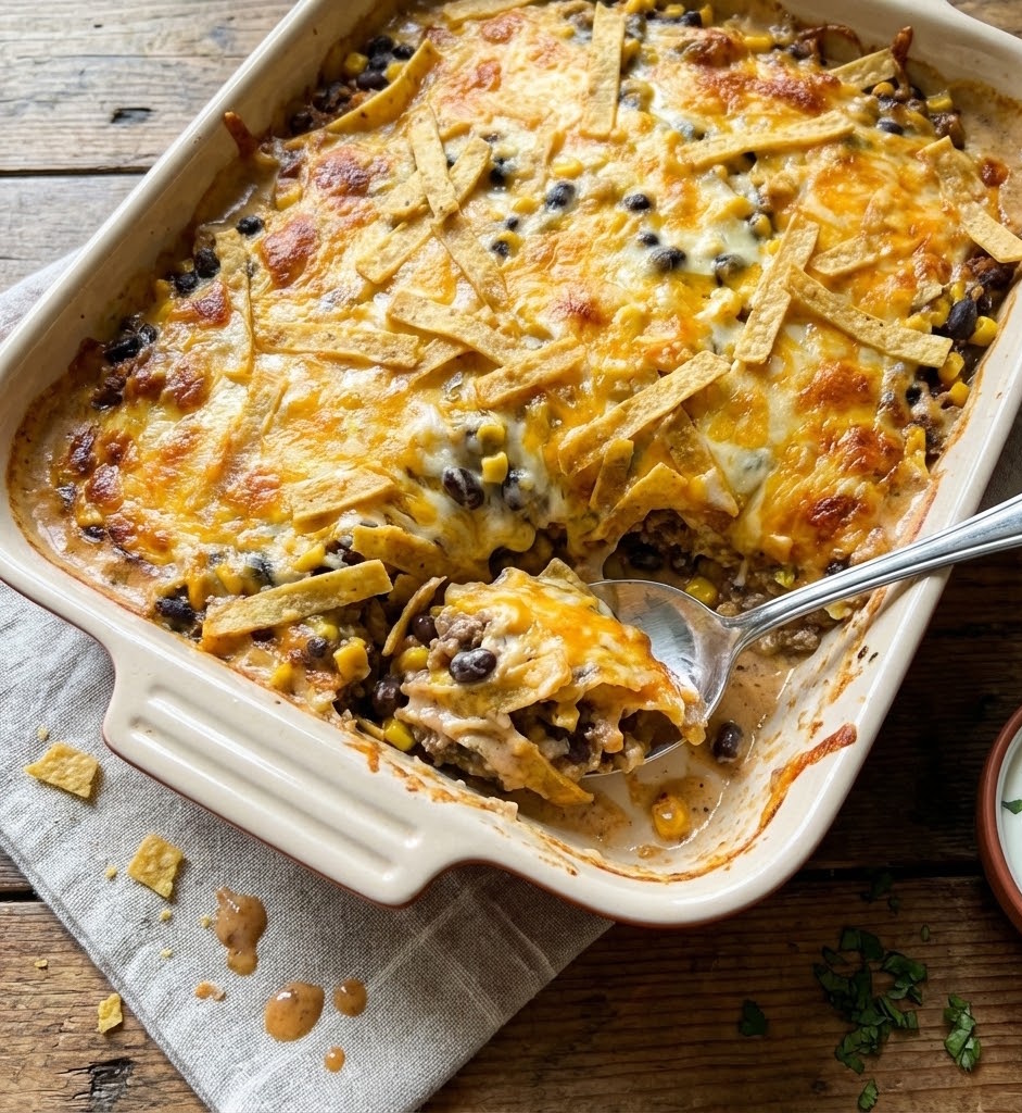 This Cheesy Taco Casserole Recipe Will Be Your New Weeknight Favorite ...